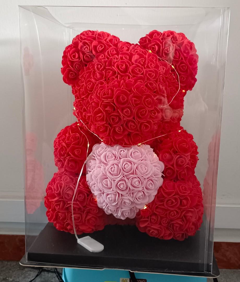LED display Rose petal Bear, Hobbies & Toys, Stationery & Craft, Other ...