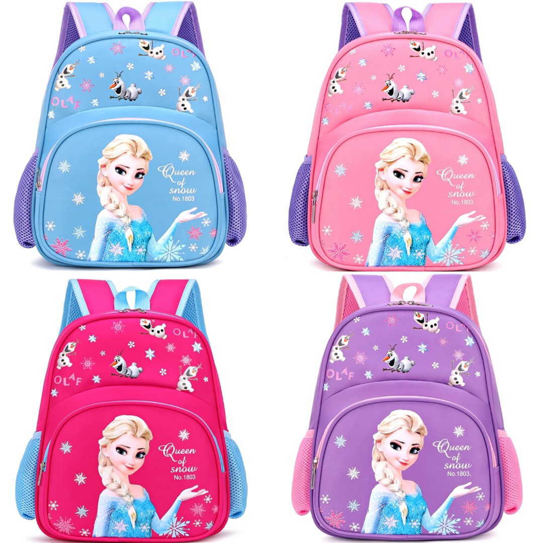 Lightweight Frozen kids backpack / kids school bag, Babies & Kids ...