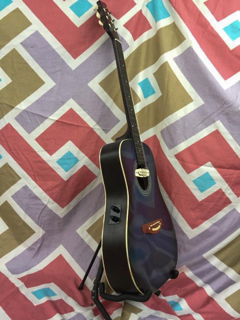 LUMANOG ACOUSTIC ELECTRIC GUITAR, Hobbies & Toys, Music & Media ...