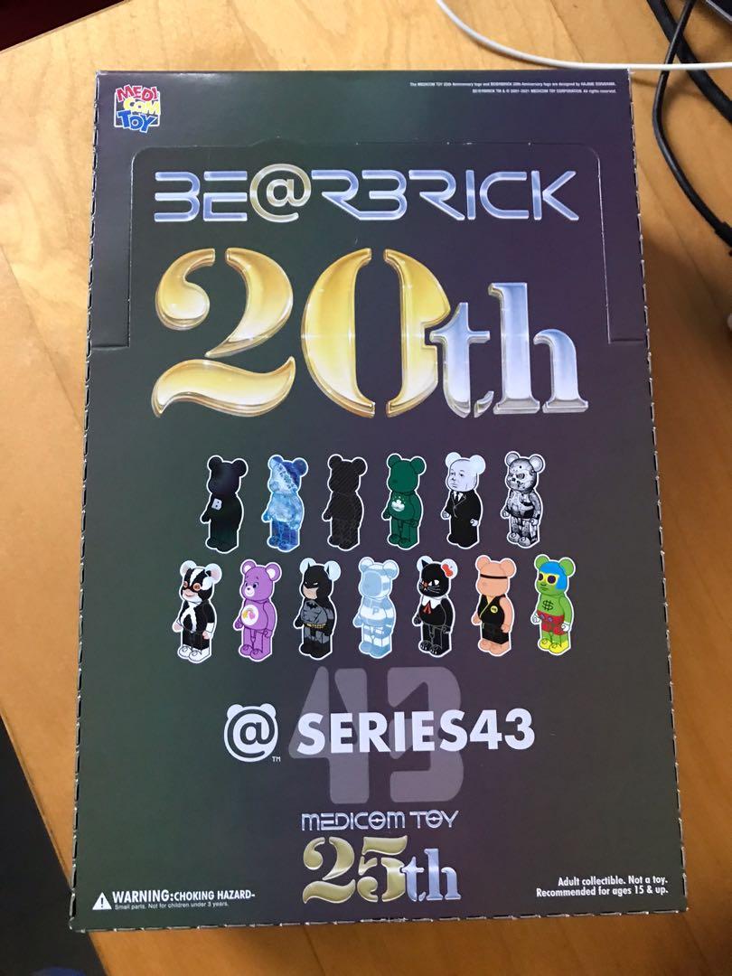 Medicom Bearbrick Series 43 sealed box of 24 bear bricks, Hobbies ...