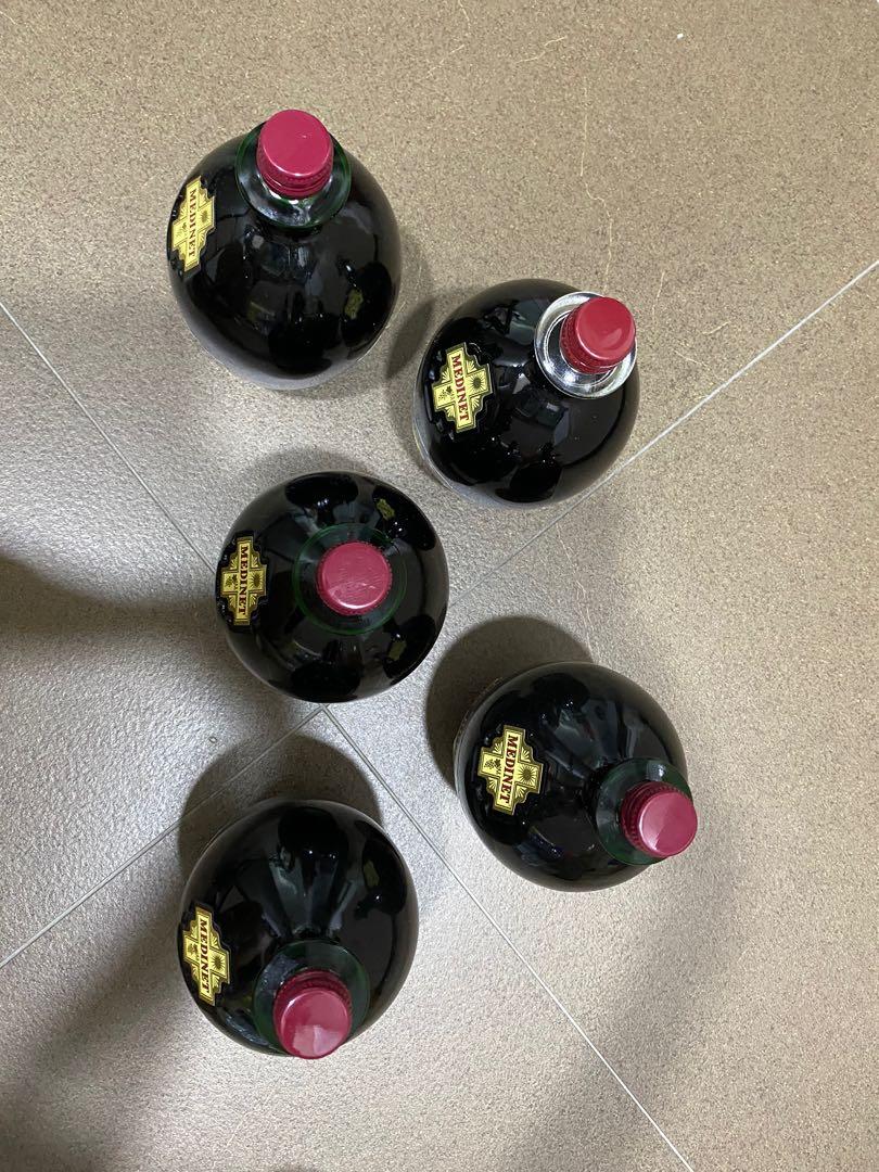 Medinet Rouge Red wine 1000ml - 12% Alcohol, Food & Drinks, Alcoholic ...