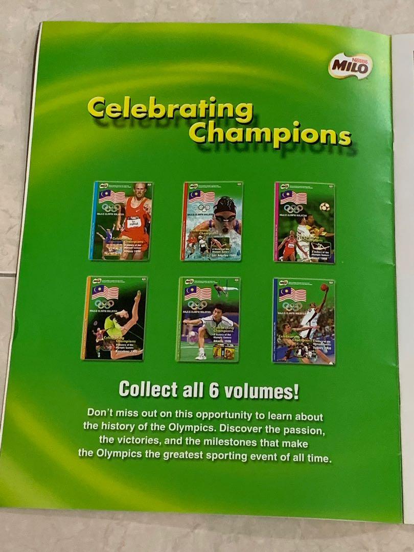 Milo Celebrating Champions Brochure, Hobbies & Toys, Collectibles ...