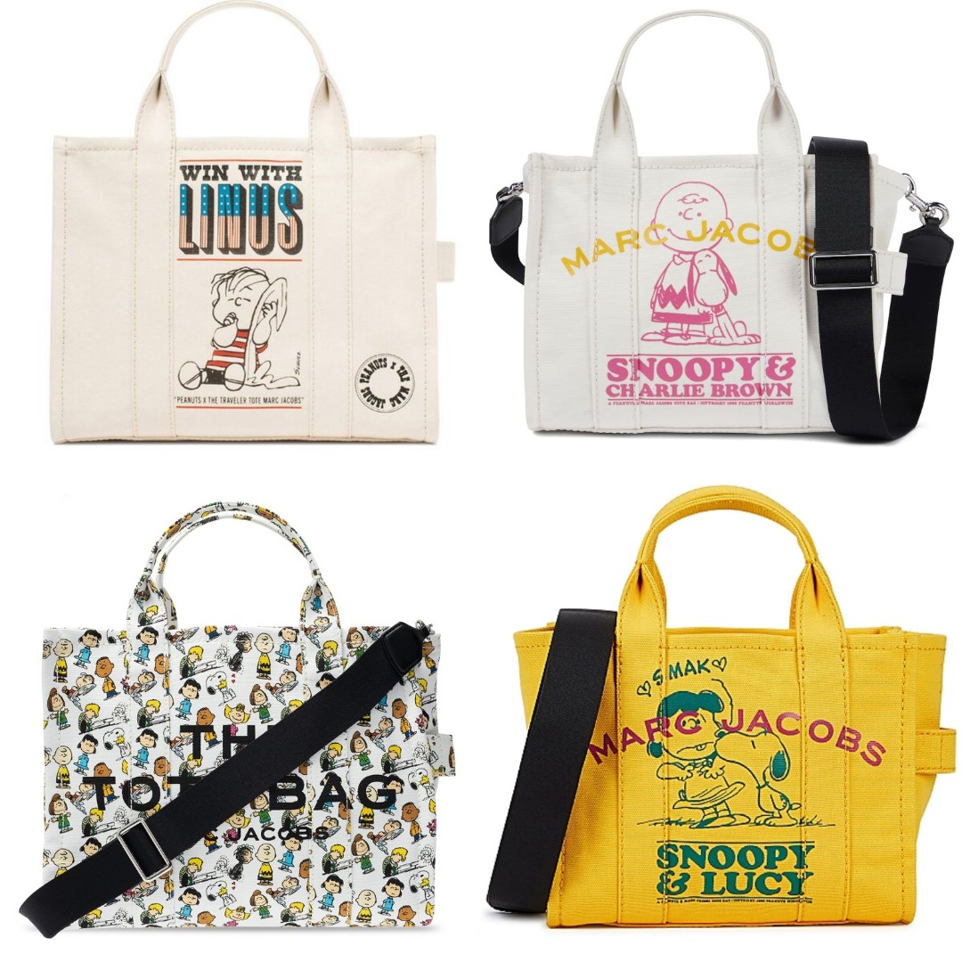 MJ Marc Jacobs Snoopy collection, Women's Fashion, Bags & Wallets ...