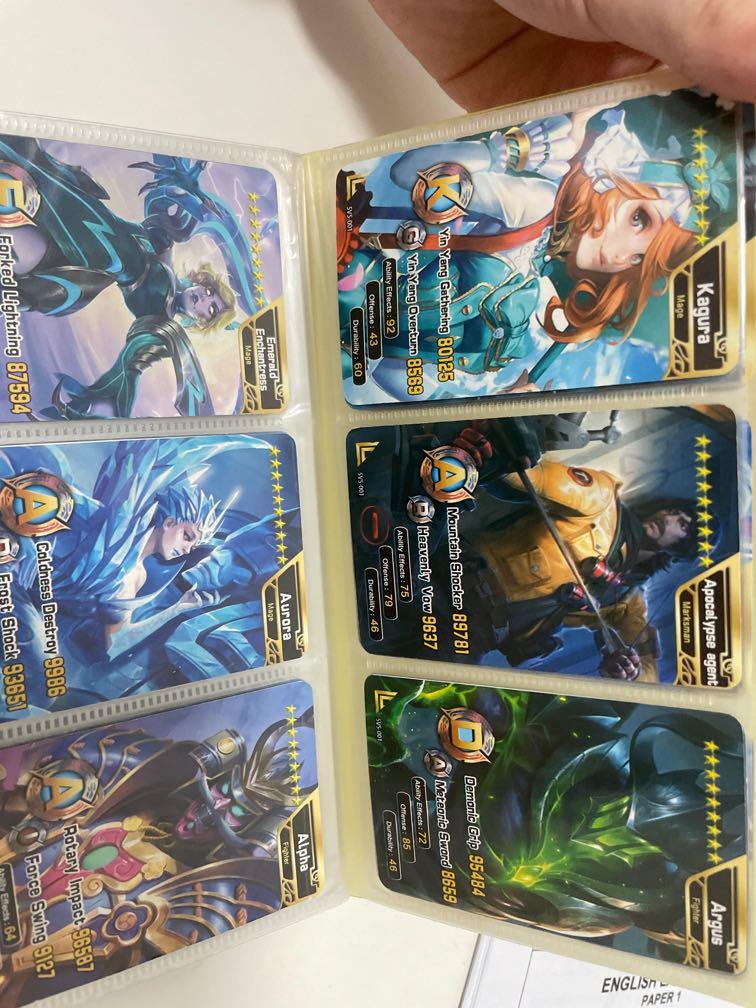 mobile legends cards MLBB, Hobbies & Toys, Toys & Games on Carousell