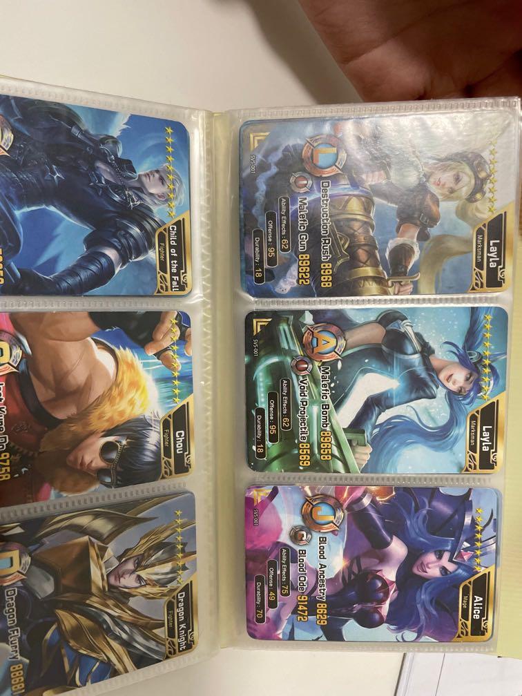 mobile legends cards MLBB, Hobbies & Toys, Toys & Games on Carousell