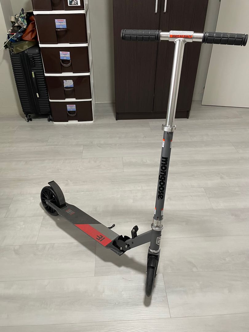 Mongoose Trace Foldable Kick Scooter, Sports Equipment, Sports & Games ...