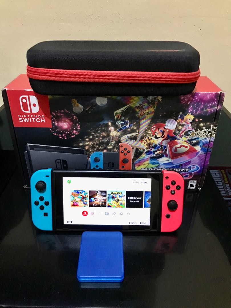 Nintendo switch v1 with games, Video Gaming, Video Game Consoles ...