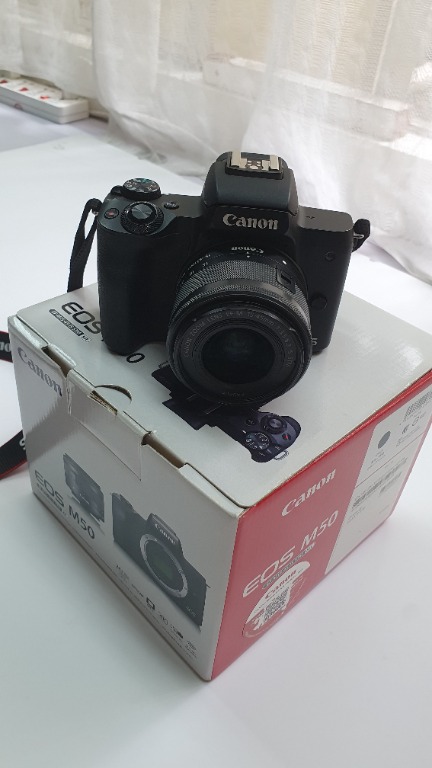 ORIGINAL Canon EOS M50 Video Camera, Photography, Cameras on Carousell