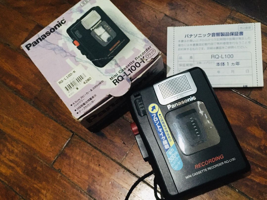 Panasonic walkman Recorder Player Complete, Audio, Portable Music ...