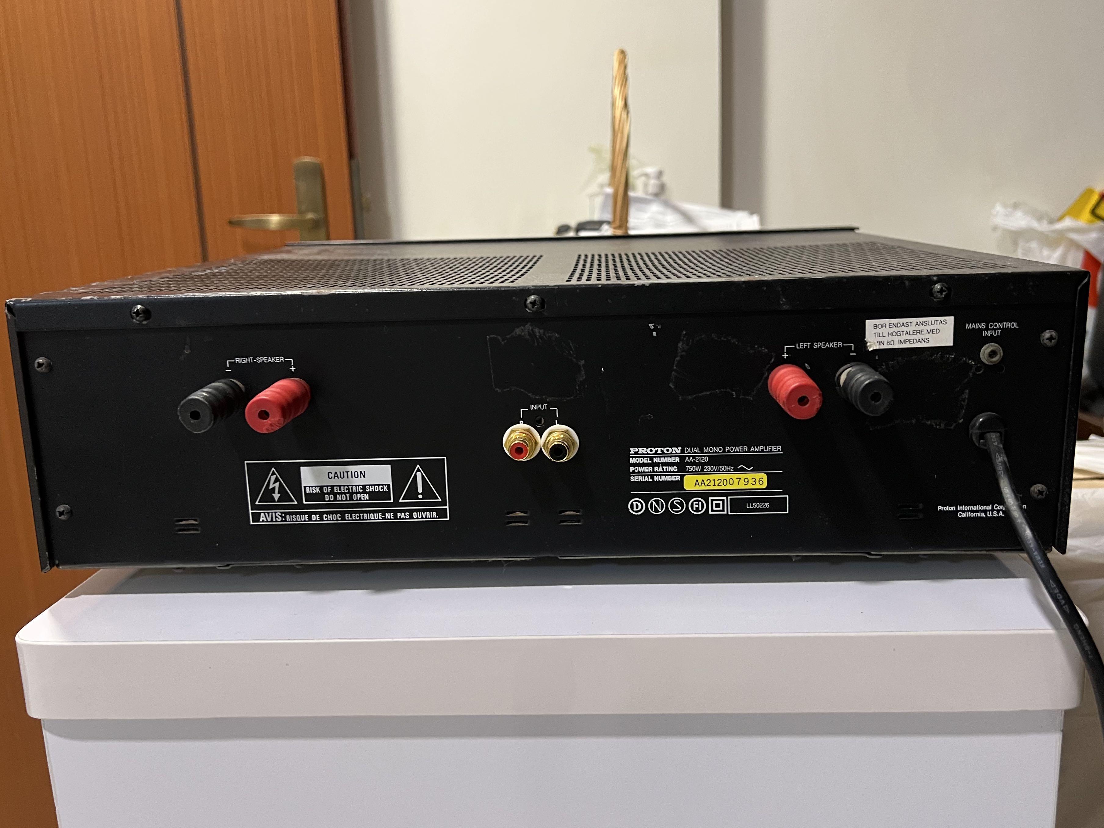 Proton AA-2120 Dual Mono Power Amplifier, Audio, Soundbars, Speakers & Amplifiers on Carousell