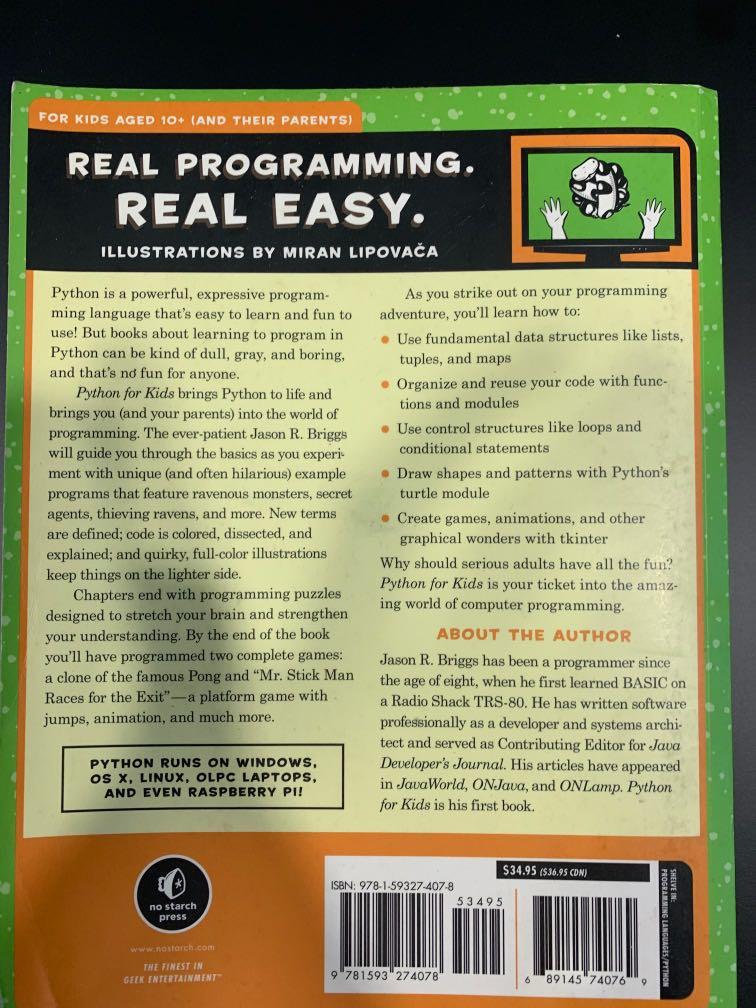 Fun Python and Programming books for kids and beginners 8+, Hobbies ...