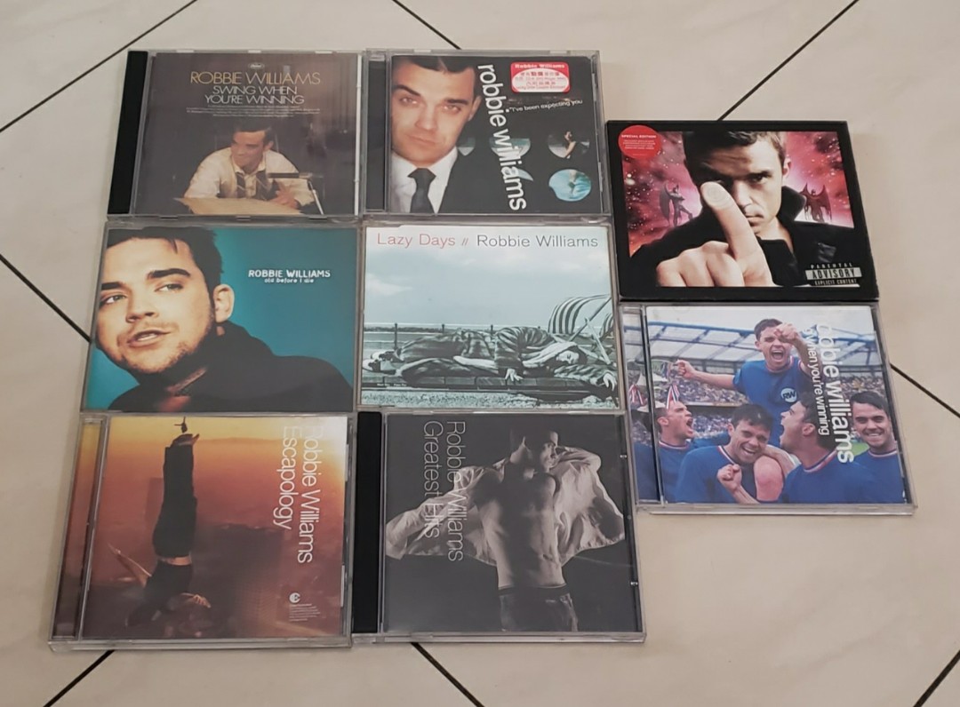 Robbie Williams CD 共8盒, 興趣及遊戲, 音樂、樂器 & 配件, 音樂與媒體 - CD 及 DVD - Carousell