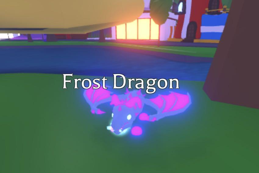 Roblox Adopt Me - MFR Frost Dragon (Mega Fly Ride), 電子遊戲, 遊戲機配件, 遊戲週邊商品 ...