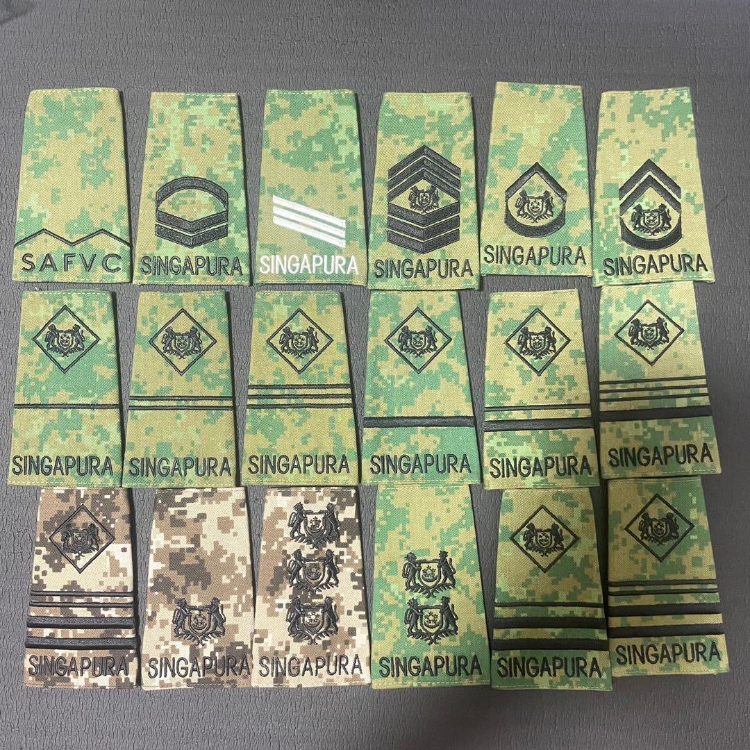 SAF ISAF army #4 ranks rank, Hobbies & Toys, Memorabilia & Collectibles ...