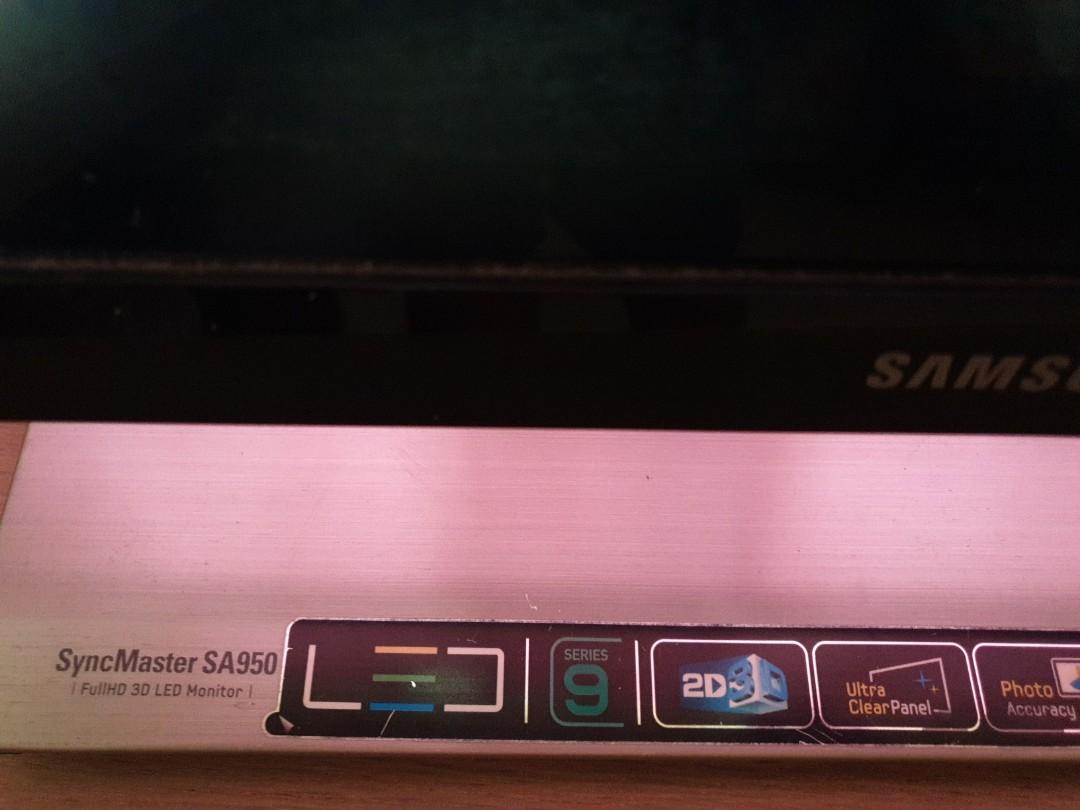 Samsung SA950 FULLHD 3D LED MONITOR 27 INCH, Computers & Tech, Parts ...