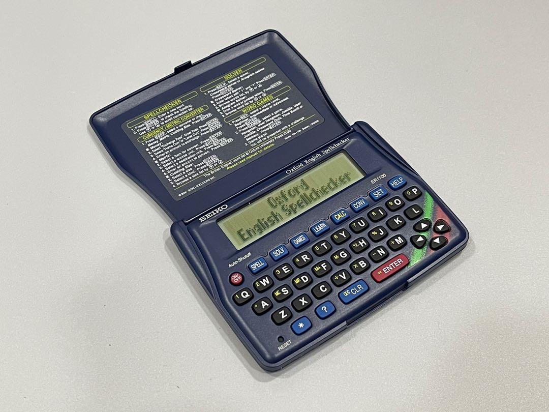 SEIKO ER-1100 | Electronic Oxford English Spell Checker, Hobbies & Toys ...