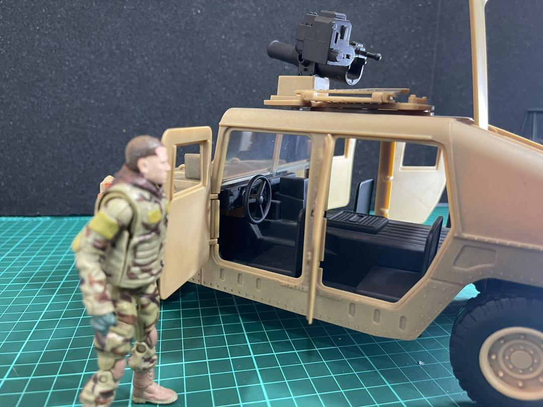 SET OF 2 military vehicles - HUMVEE & BUGGY for 3.75” action figures ...