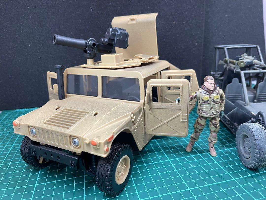 SET OF 2 military vehicles - HUMVEE & BUGGY for 3.75” action figures ...