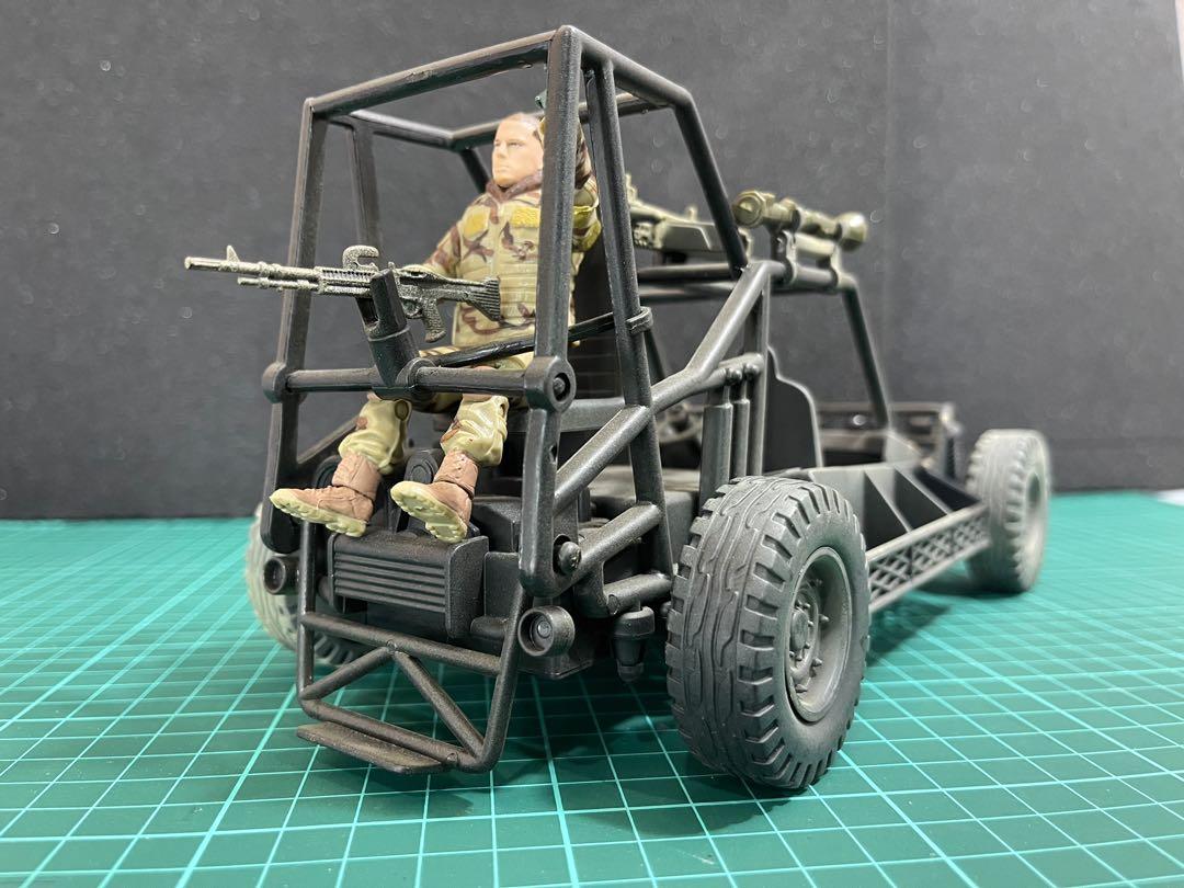 SET OF 2 military vehicles - HUMVEE & BUGGY for 3.75” action figures ...