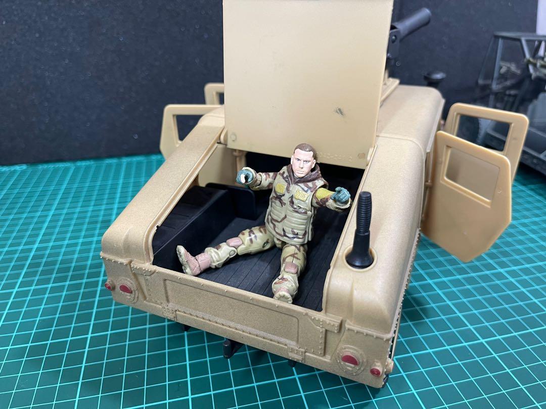 SET OF 2 military vehicles - HUMVEE & BUGGY for 3.75” action figures ...