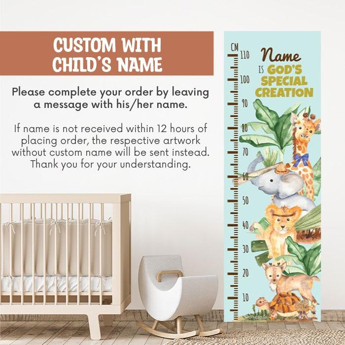[SHEPHERD] Christian Height Measurement 150cm Growth Chart - Custom ...