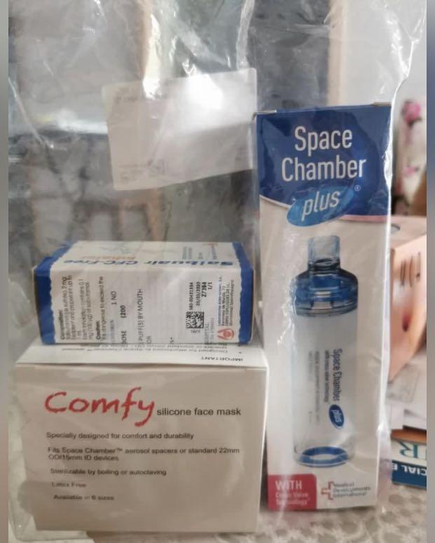 Space chamber plus + comfy silicon mask, Beauty & Personal Care, Oral ...