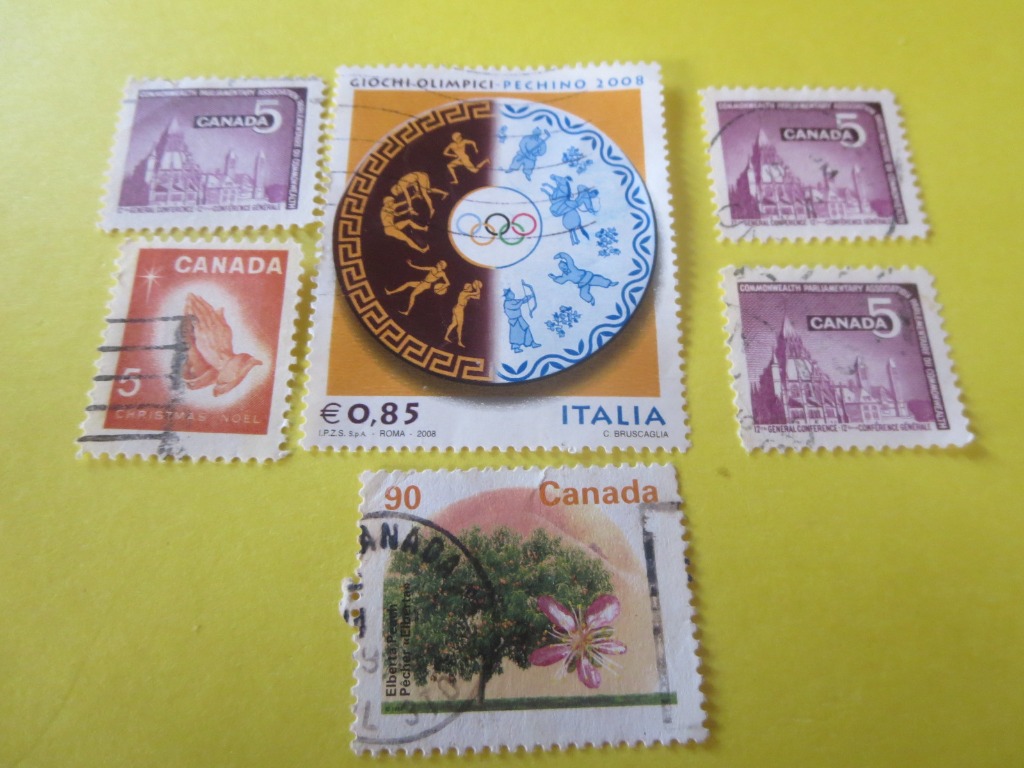 ST240: CANADA Parliament Postage Stamps- 1960's/ITALY PECHINO 2008 ...