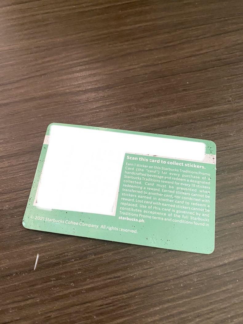 STARBUCKS CARD (COMPLETE WITH 18 STICKERS), Food & Drinks, Beverages on ...