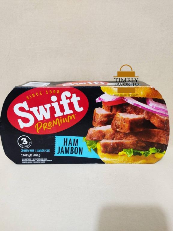 Swift Premium Cooked Canned ham 680g, Food & Drinks, Packaged & Instant ...