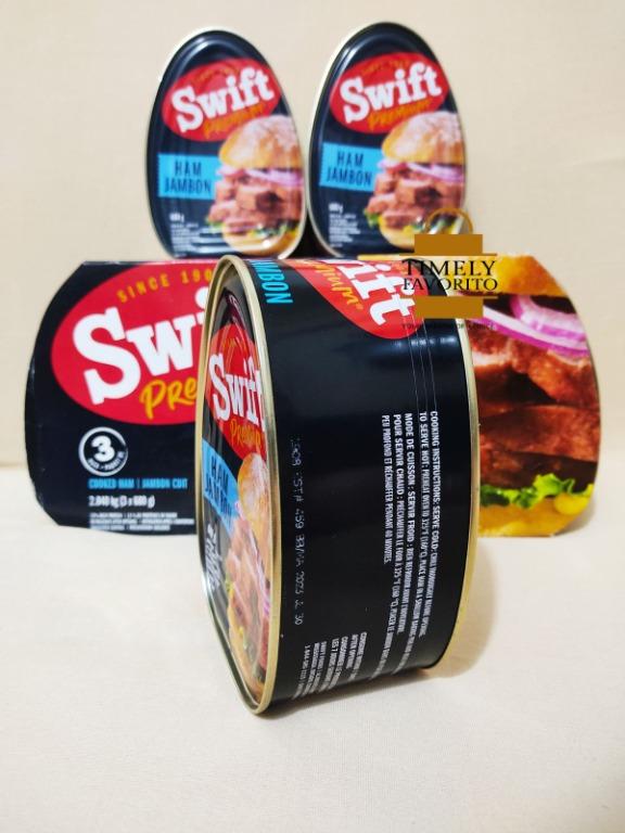 Swift Premium Cooked Canned ham 680g, Food & Drinks, Packaged & Instant ...