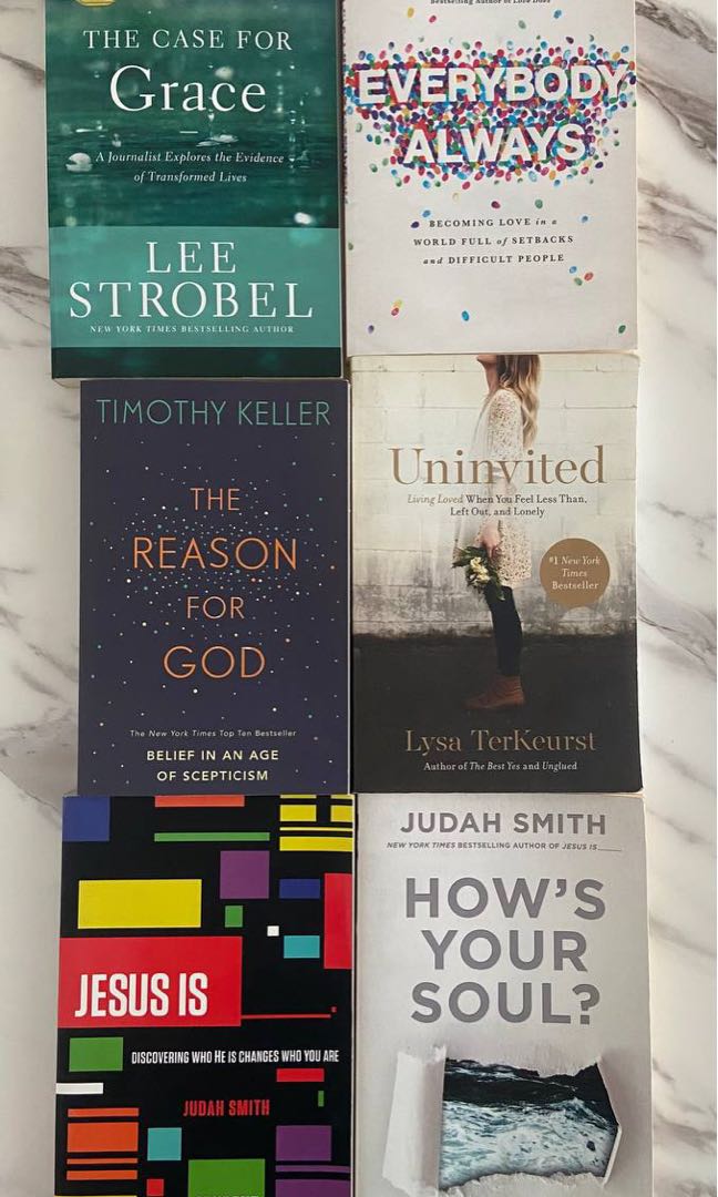 The Case for Grace, Everybody Always, The Reason for God, Uninvited ...