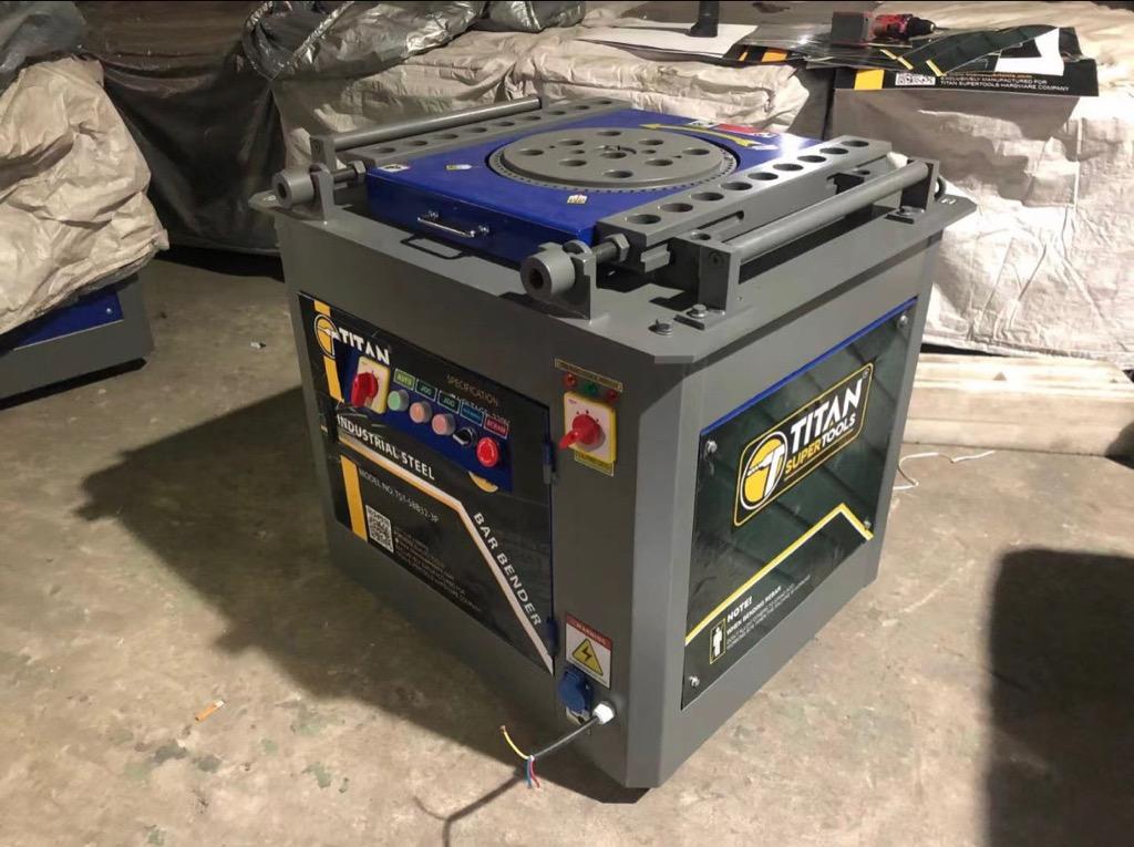Titan Rebar Bender Machine, Commercial & Industrial, Construction Tools ...