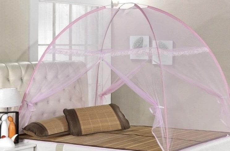 To Fight Dengue! Portable Foldable Mosquito Net Pop Up Canopy Cot Tent ...