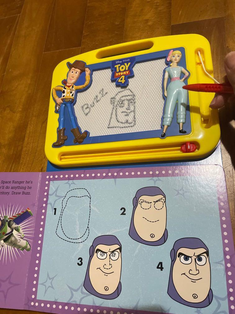 Toy Story 4 Drawing Board with Drawing Instruction Book, Babies & Kids ...