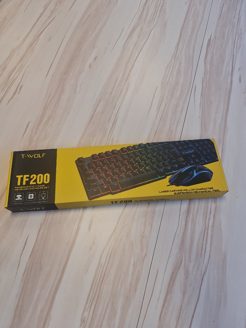 T-wolf TF200 Keyboard and Mouse, Computers & Tech, Parts & Accessories ...