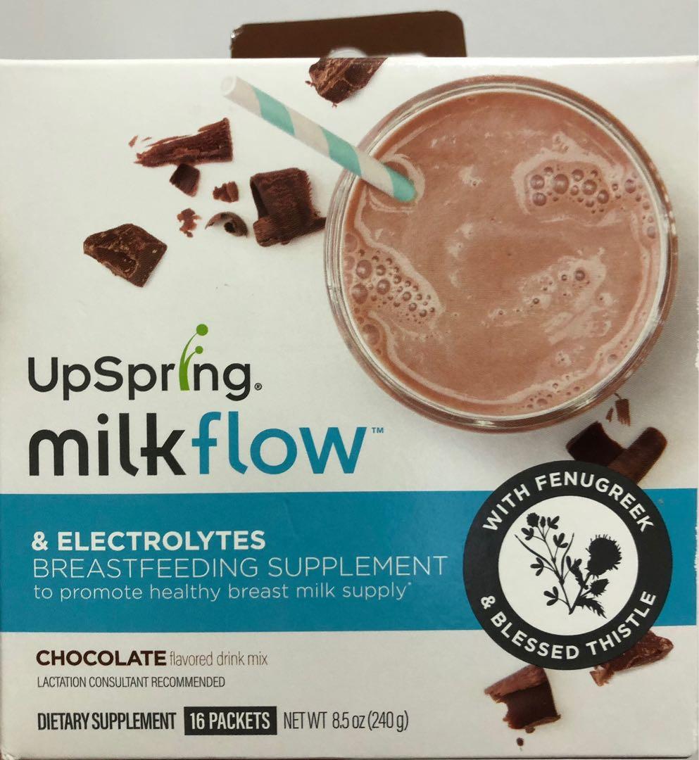 UpSpring Milkflow & Electrolytes Breastfeeding Supplement Chocolate ...