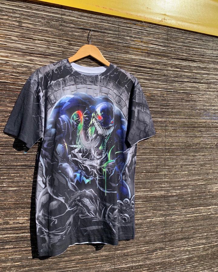 Venom AOP on Official Marvel Printed tag, Men's Fashion, Tops & Sets ...
