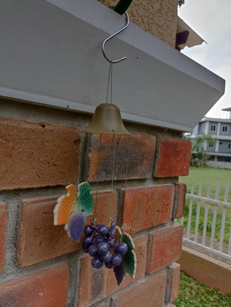 Vintage Ceramic Grapes Wind Chime, Hobbies & Toys, Memorabilia ...
