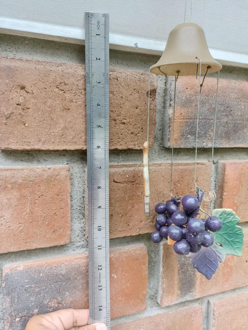 Vintage Ceramic Grapes Wind Chime, Hobbies & Toys, Memorabilia ...