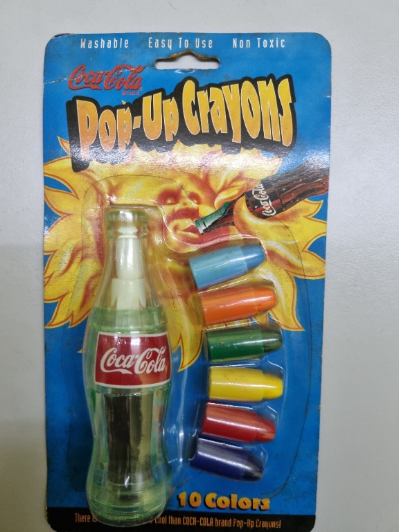 Vintage Coca-Cola Pop Up Crayons, Hobbies & Toys, Collectibles ...