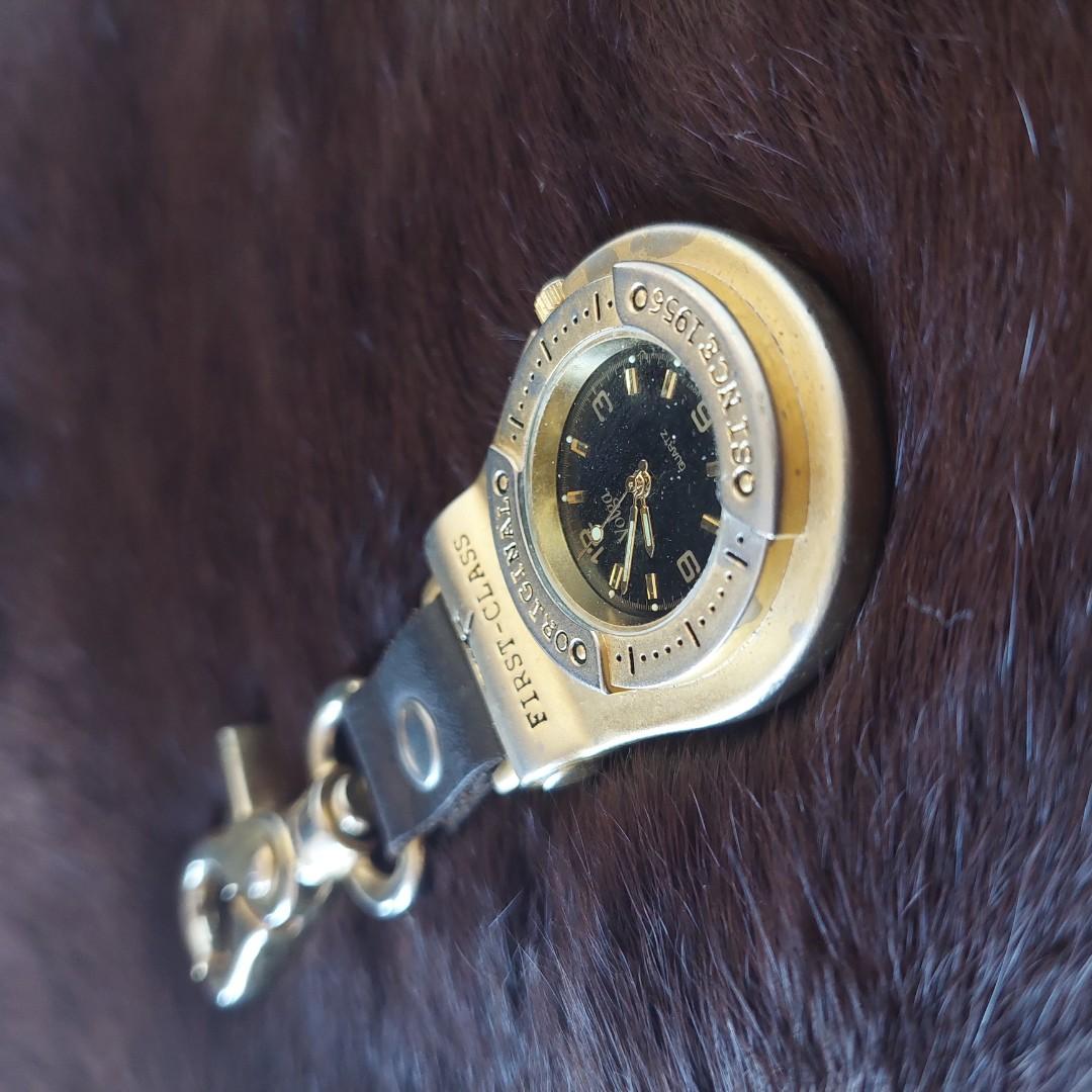 VINTAGE VOLGA KEYCHAIN WATCH c1950s VERY RARE FIND, Women's Fashion ...