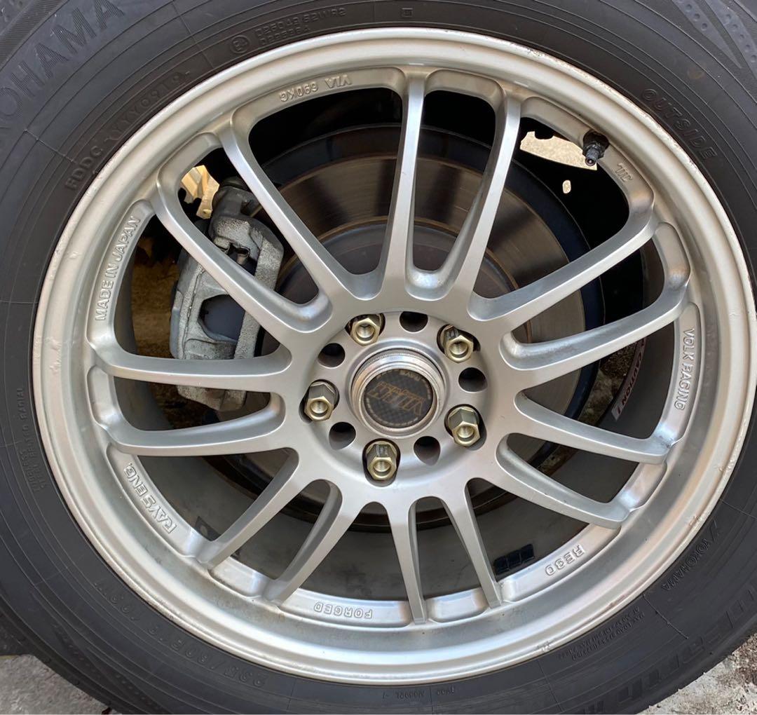 original Volk Racing 18" RE30 for honda s2000, staggered, 5x114.3 s2k ...