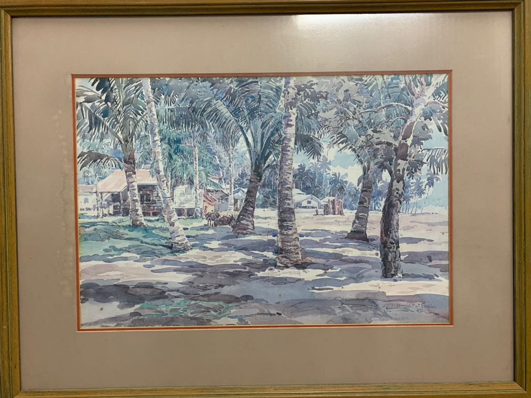 Watercolor Painting Ismail Mat Hussin, Hobbies & Toys, Stationery ...