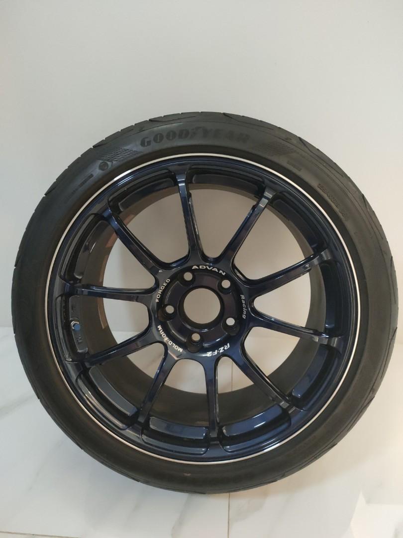 18" Advan Racing RZ-F2, Car Accessories, Tyres & Rims on Carousell