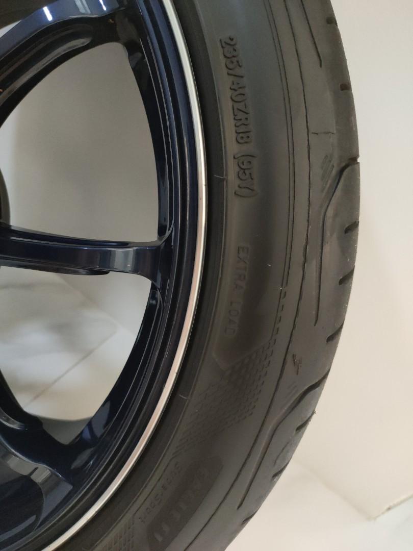 18" Advan Racing RZ-F2, Car Accessories, Tyres & Rims on Carousell