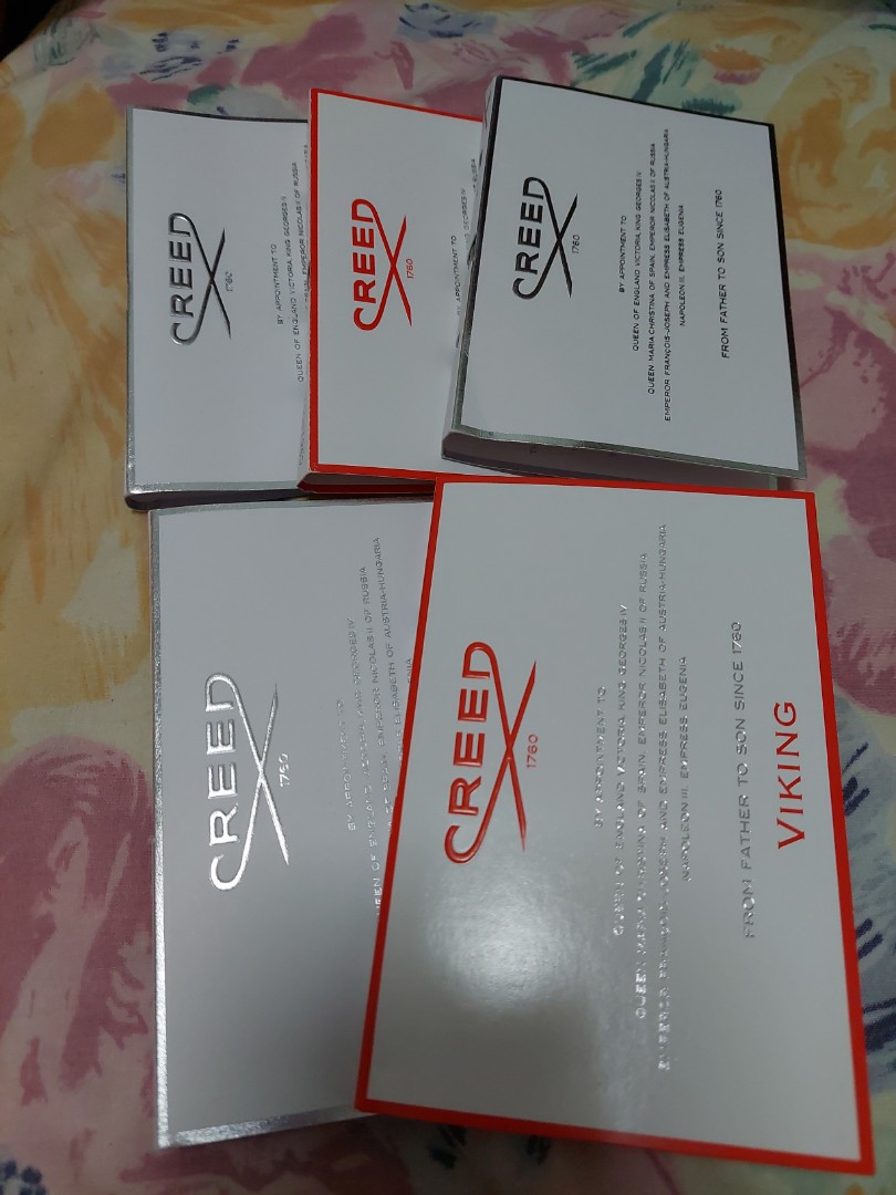 5x Creed samples 2ml, Beauty & Personal Care, Fragrance & Deodorants on ...
