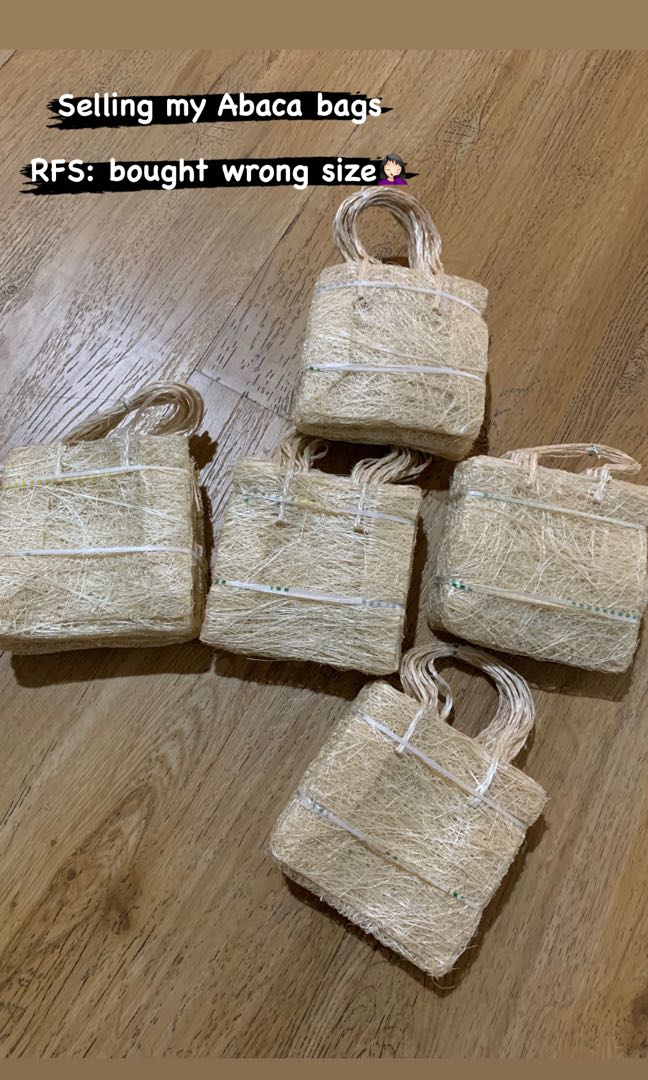 Abaca Bags, Hobbies & Toys, Stationary & Craft, Handmade Craft on Carousell