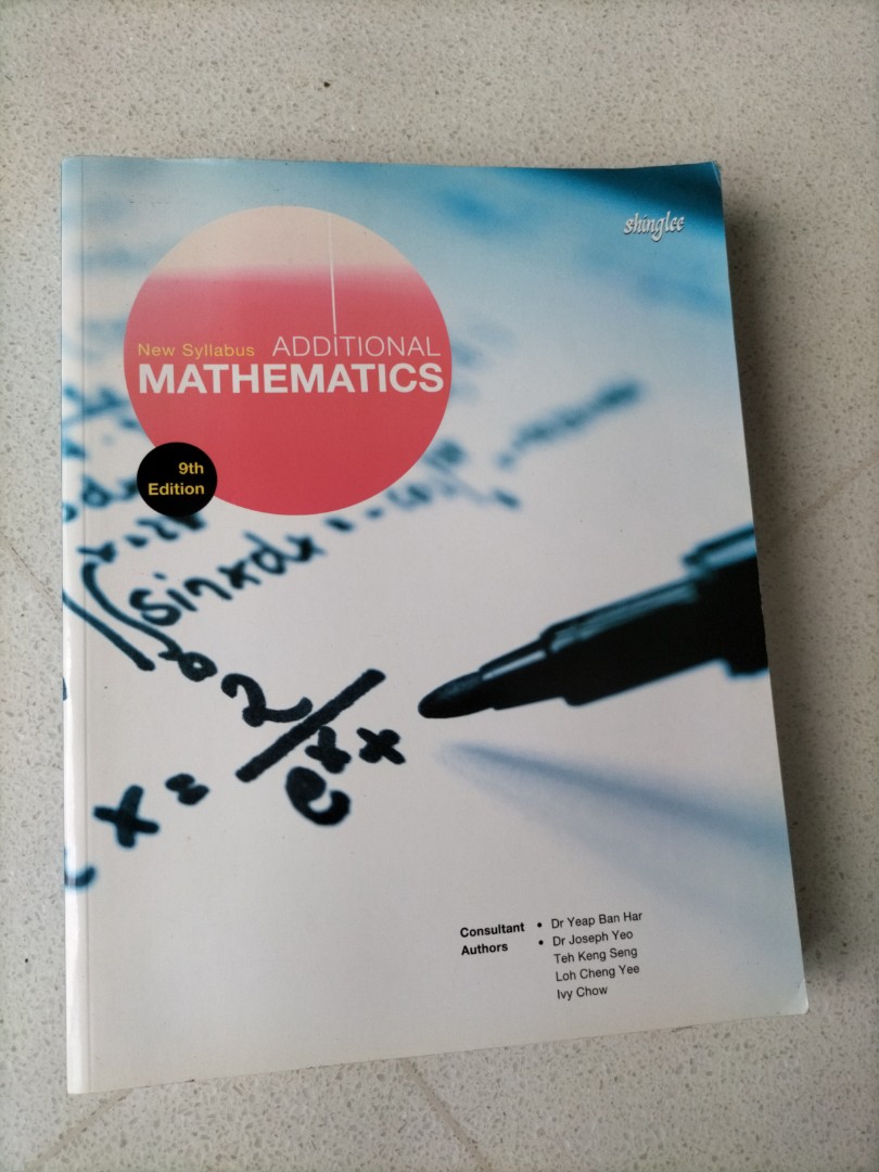 Additional Mathematics Textbook and Workbook, Hobbies & Toys, Books ...
