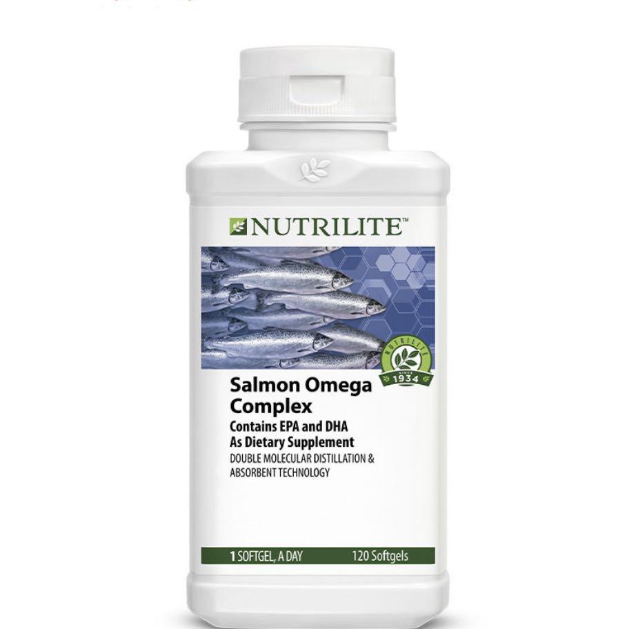 Amway omega complex 120 softgels, Health & Nutrition, Health ...