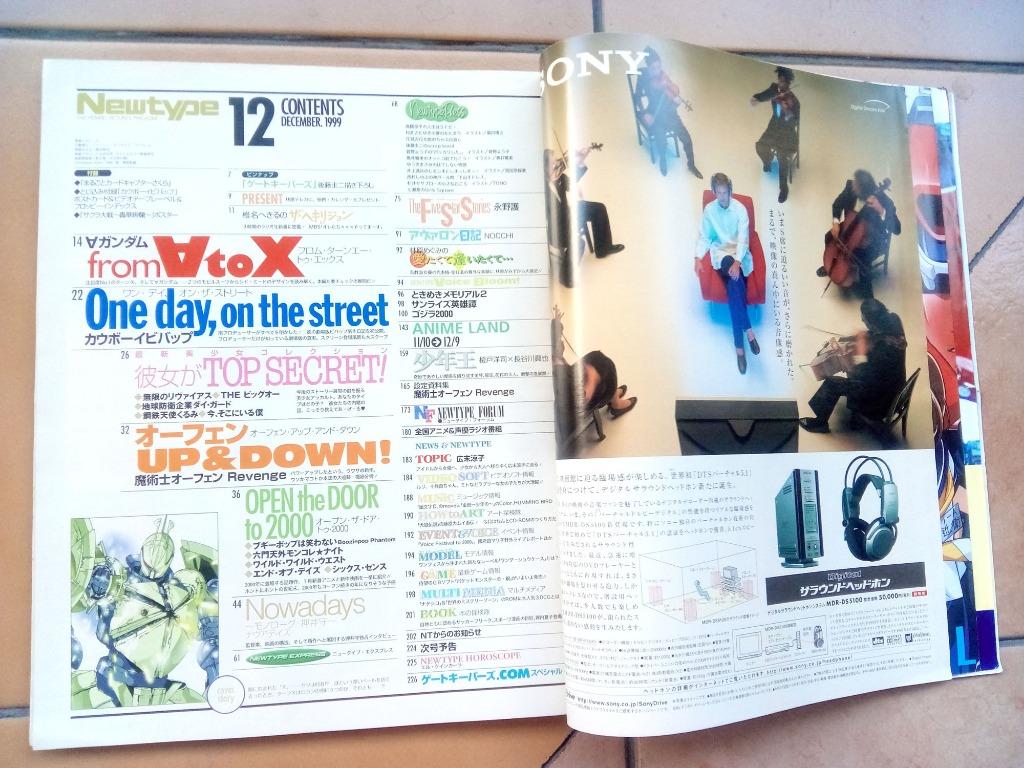 Anime Vintage New Type Magazine Manga Comic Poster Book Post Card ...